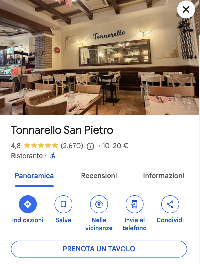 Come aggiungere il tasto "Prenota" su Google My Business? - Partoo